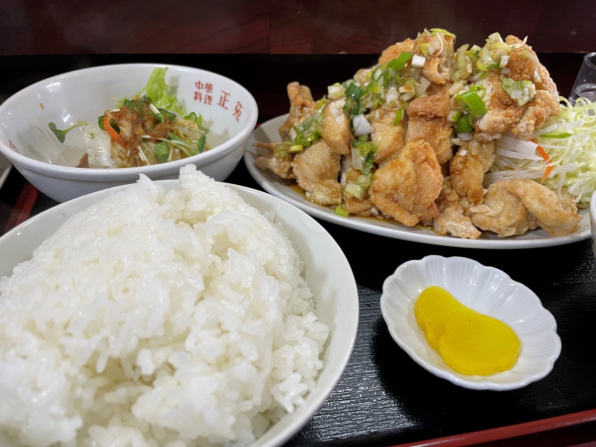泉区南光台の『中華料理 正苑』でデカ盛りすぎる油淋鶏定食を食らう！ | JIMOHACK 宮城県版